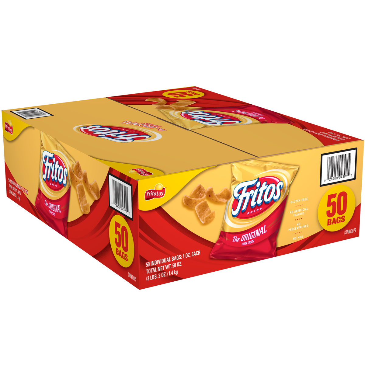 Fritos Original Corn Chips, 1 Ounce (Pack of 50)