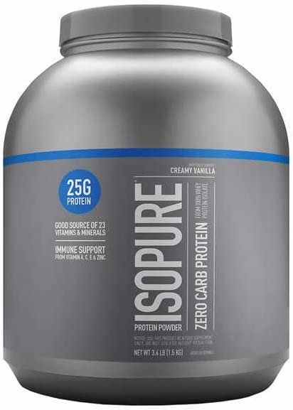 Isopure, Zero Carb 100% Whey Protein Isolate