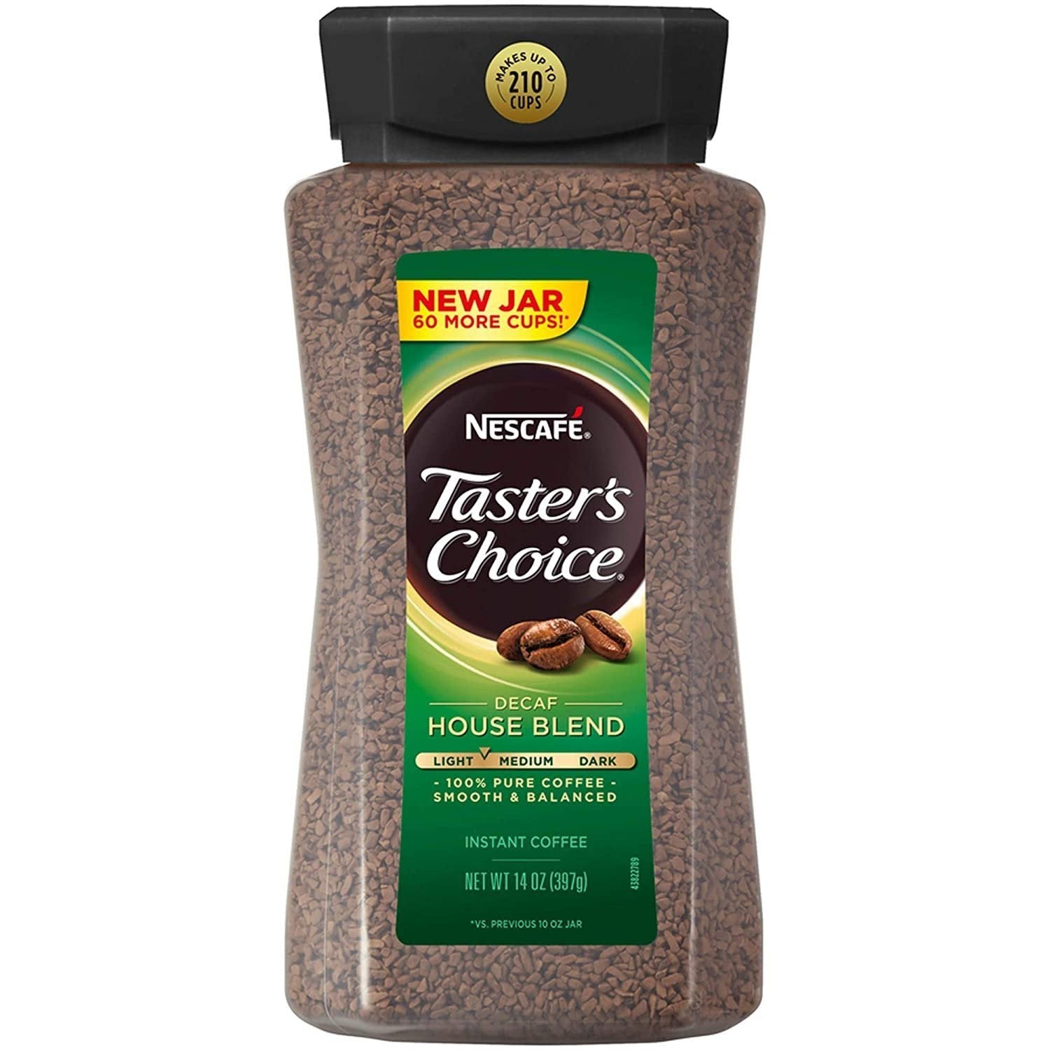 Nescafe Taster's Choice House Blend Decaffeinated Instant Coffee, 14 O