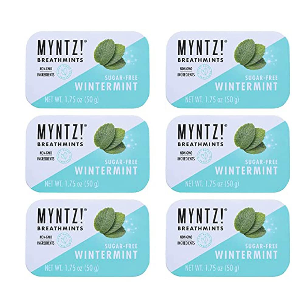 Myntz Blast Breathmints, Sugar Free 1.75-Ounce Containers (Wintermynt,